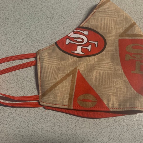 San Francisco 49ers Face Mask - Etsy