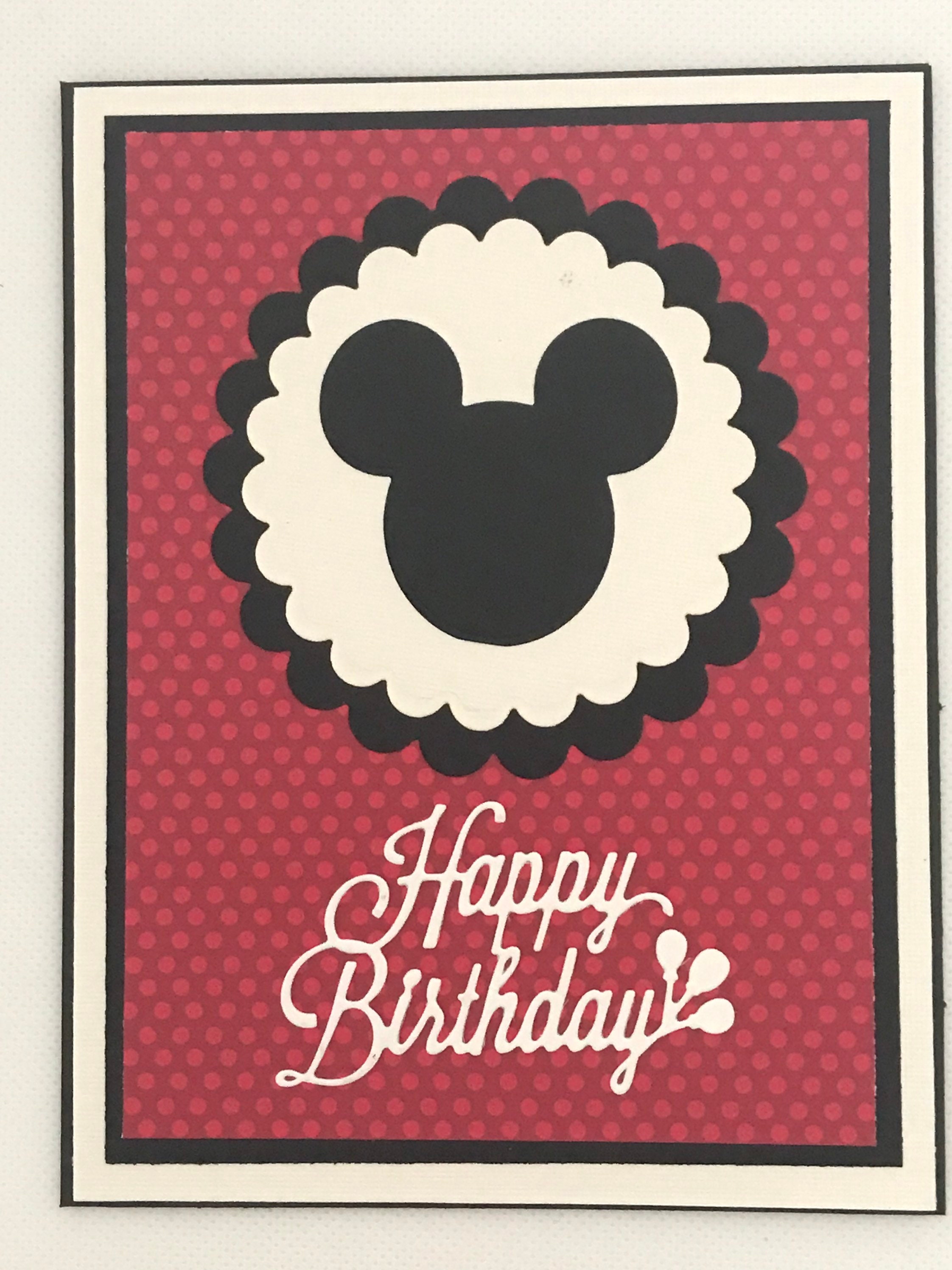 Mickey Mouse Birthday Cards