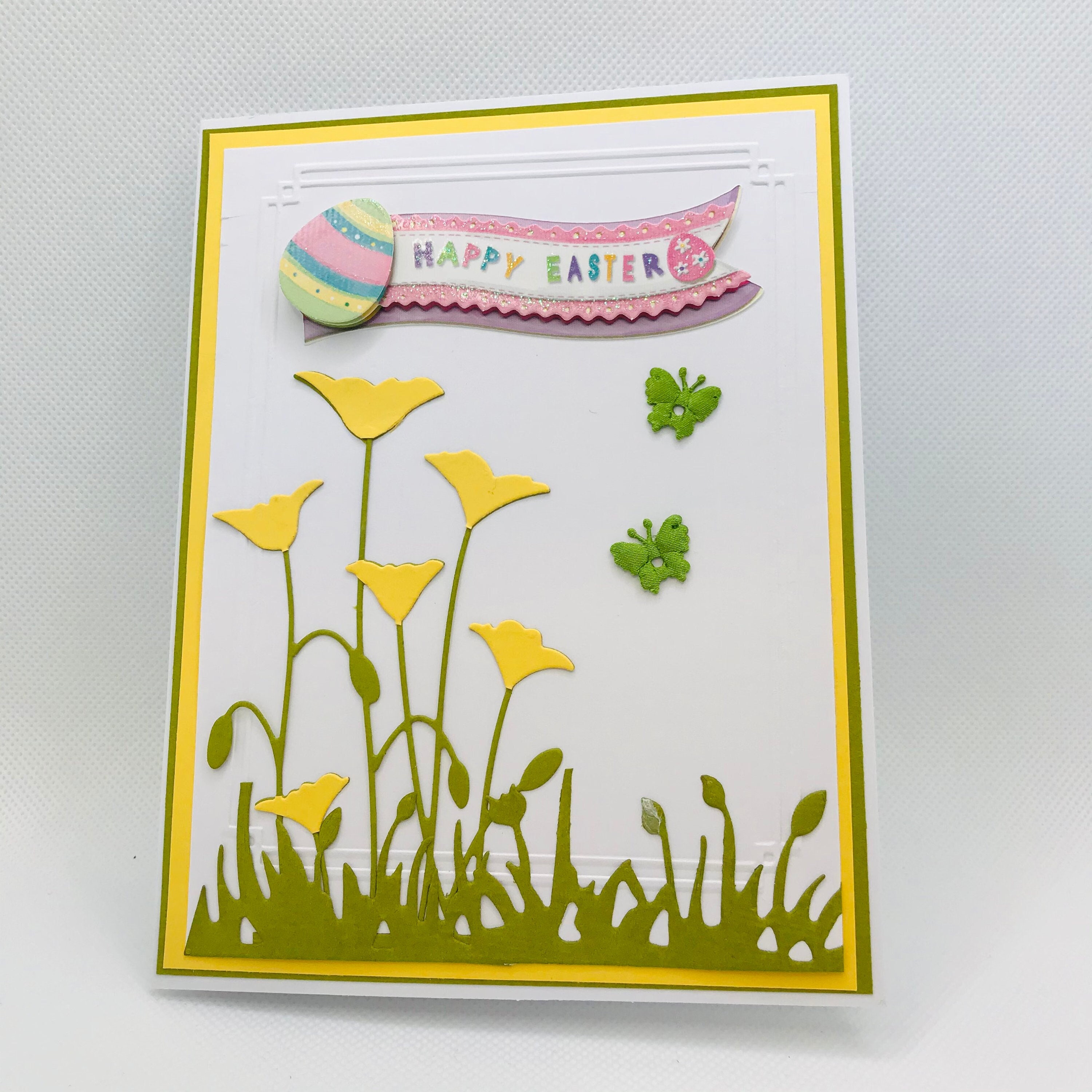 Easter Card, Handmade Easter Card, Happy Easter Card, Easter 3D Card ...