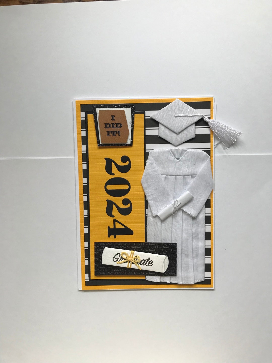 Graduation Card, Handmade Graduation Card, Congratulations Card, High ...