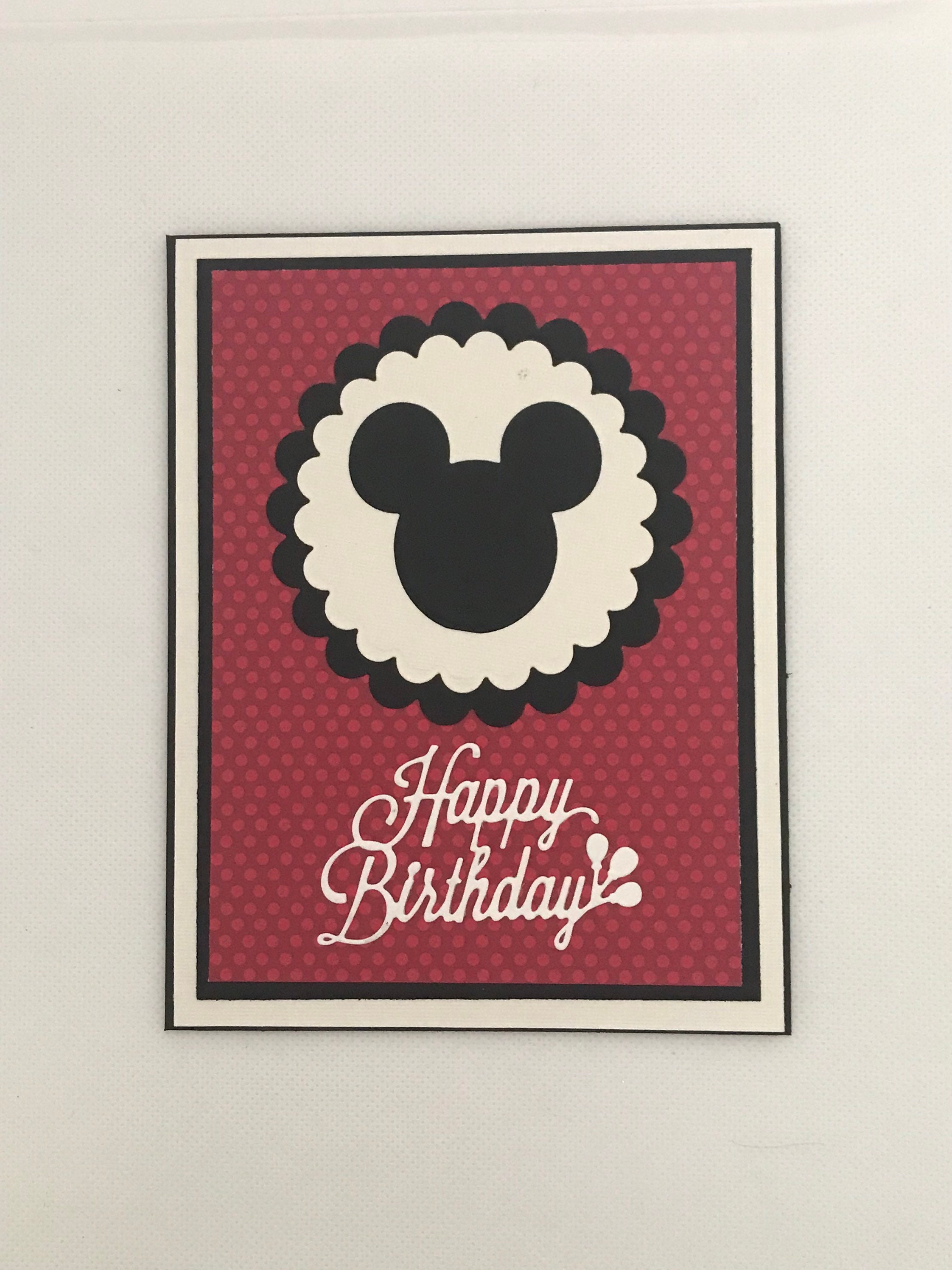 Minnie Mouse Birthday Card