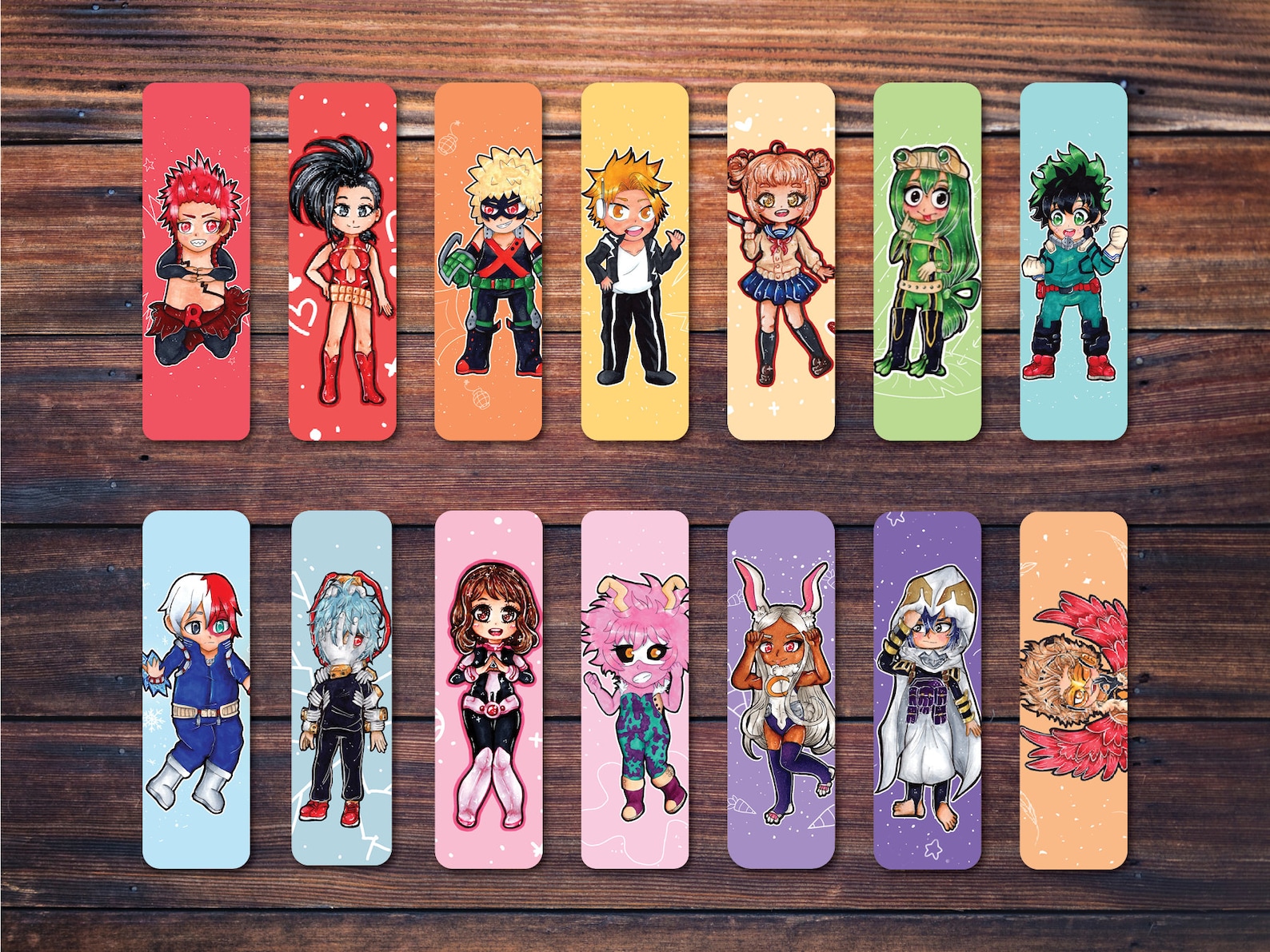 My Hero Academia Bookmarks Anime Party Favors Bakugo - Etsy UK