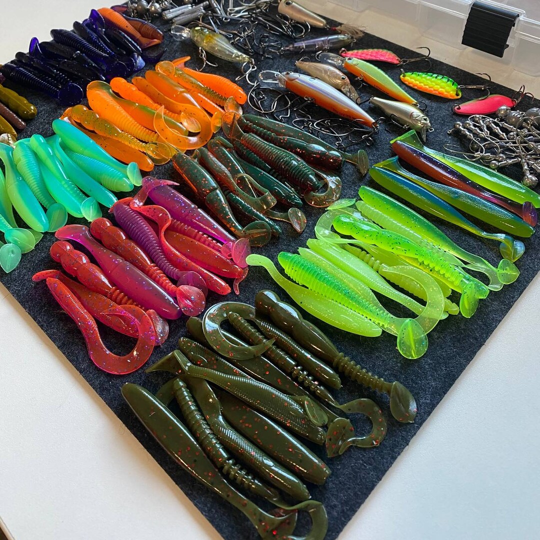 Full Fishing Tackle Box 115 Lures 200 Pcs. Great Gift for - Etsy