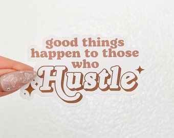 Hustle Sticker | Etsy