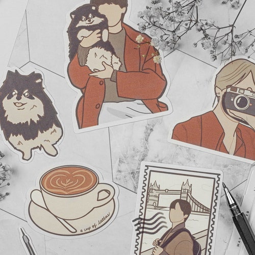 Wanderlust Tae Sticker Set - Etsy