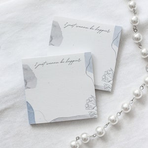 Blue & Grey Sticky Notes 50 Sheets - Etsy