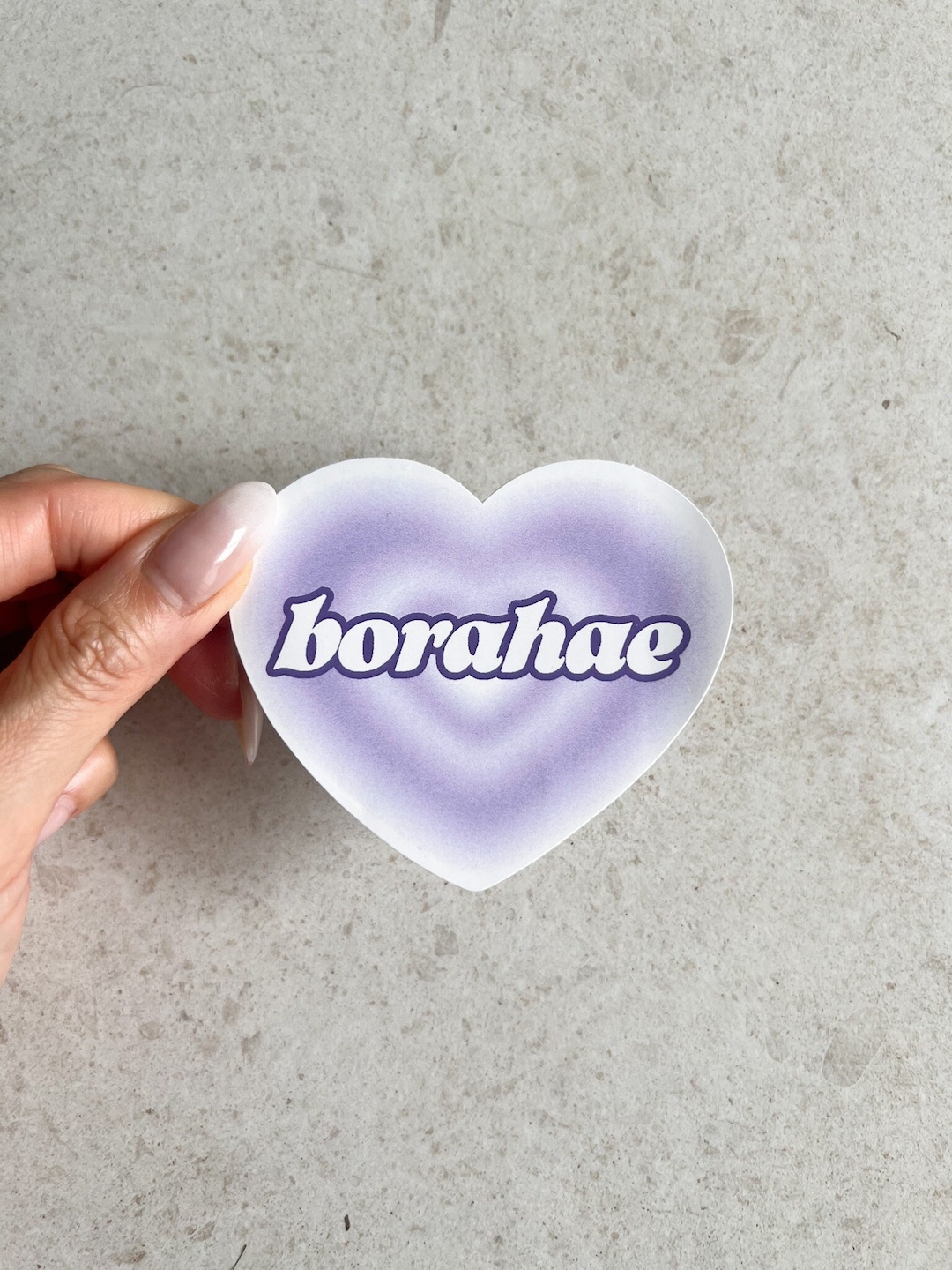 Borahae Waterproof Sticker - Etsy