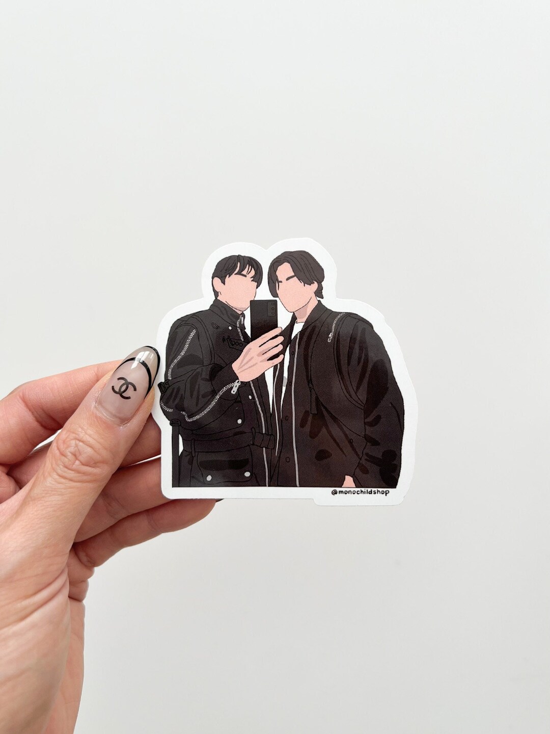 Taekook Selfie Waterproof Sticker - Etsy