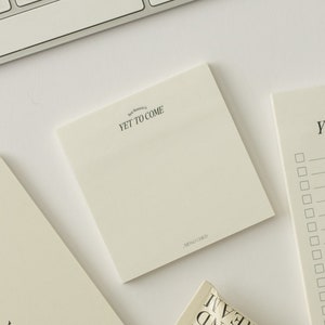 Yet to Come Sticky Notes 50 Sheets - Etsy