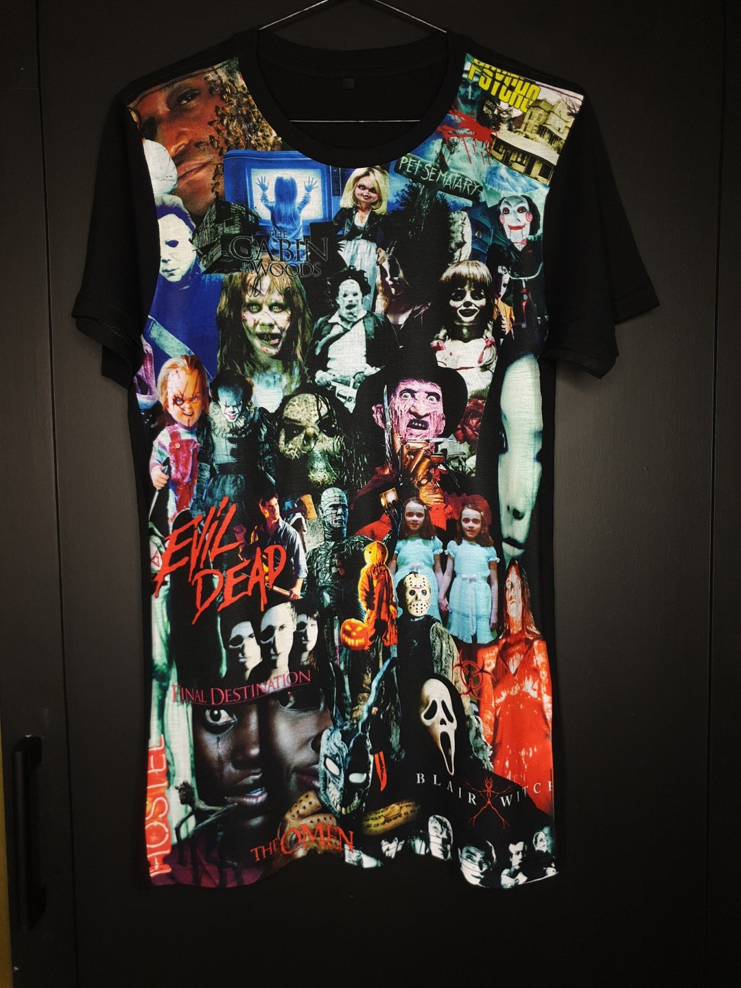 Horror Film Favourites T Shirt Scary Movie Gift Unisex - Etsy