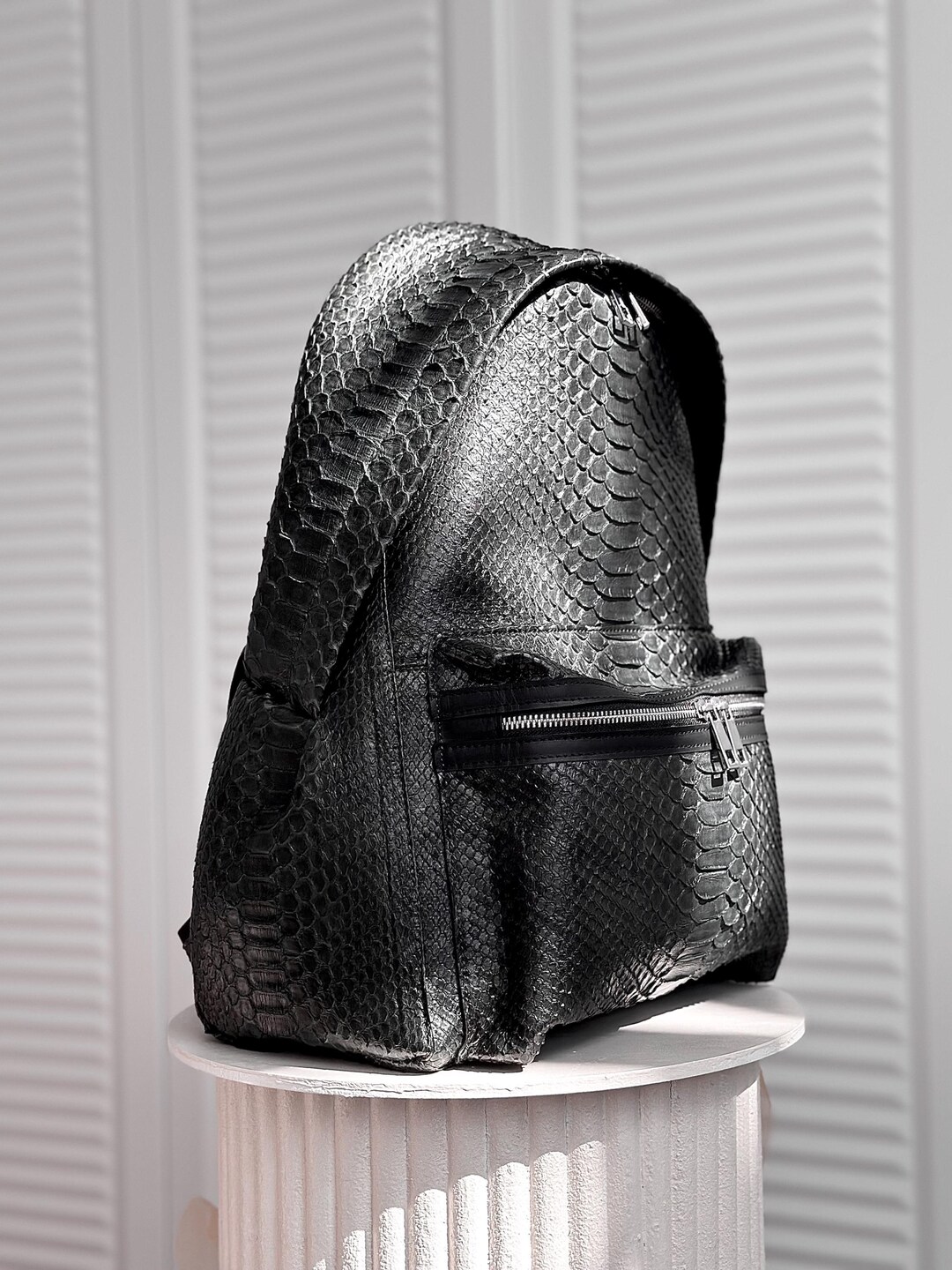 Genuine Python Leather Backpack Python Bag Leather Backpack ...