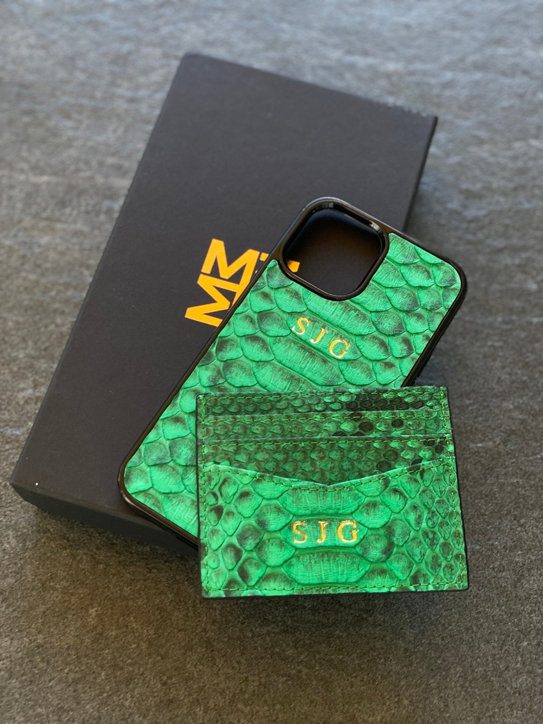 Real Python Leather iPhone 15 / 15 Pro , 14 Pro Cases Personalized ...