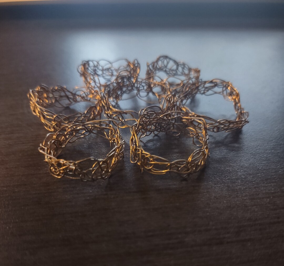 Crochet Wire Ring - Etsy