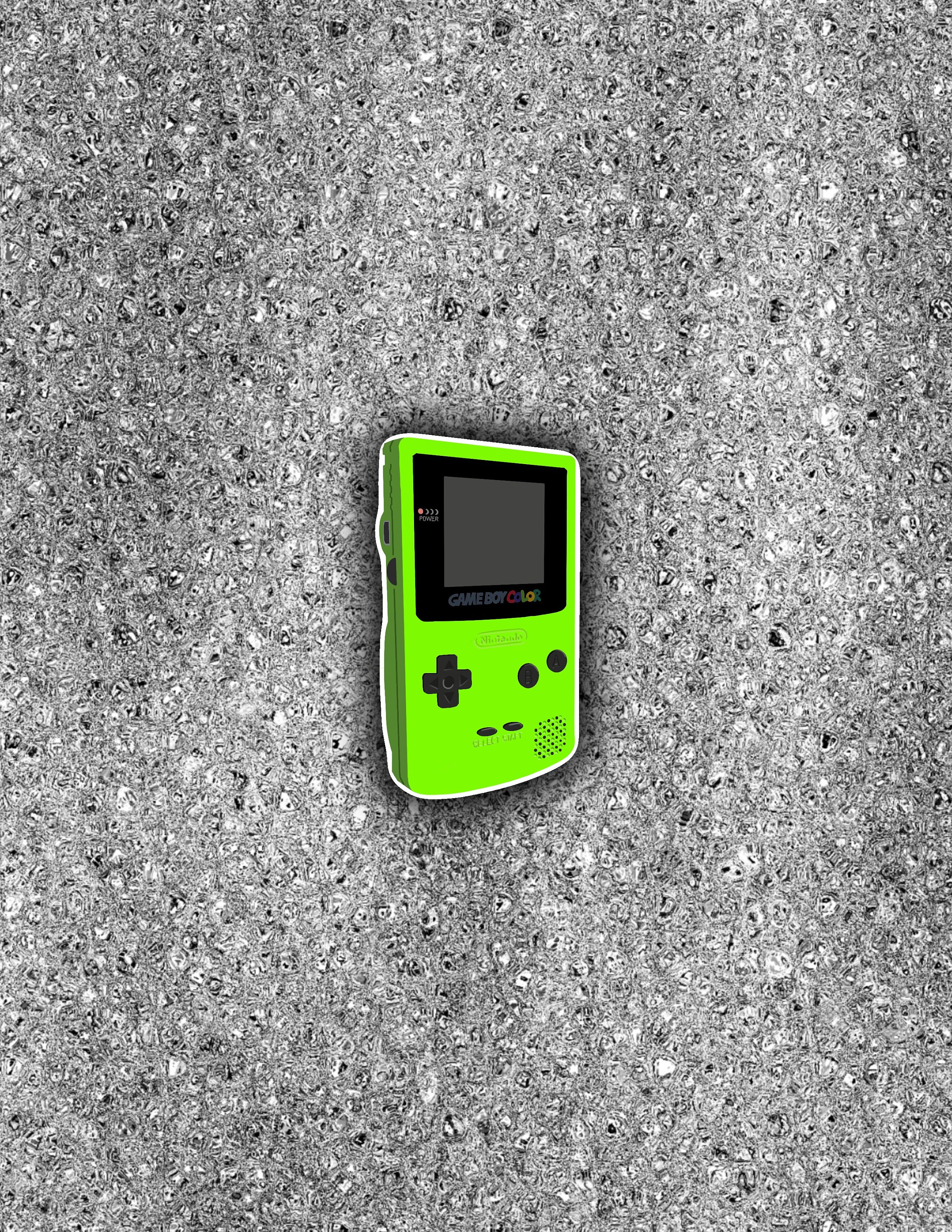 Gameboy Color Sticker 90s Kid Decal 90s Nostalgia Sticker | Etsy