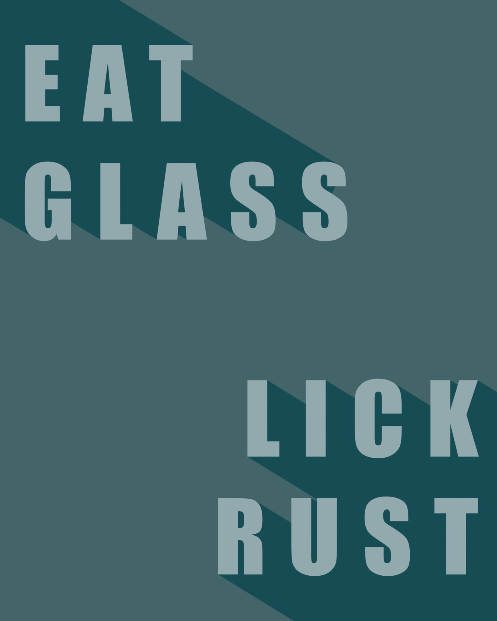 Eat Glass Lick Rust PHYSICAL Art Print Schitt's Creek - Etsy