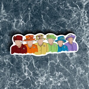 Rainbow Queen Sticker, Queen Elizabeth II Decal, British Royal Family ...