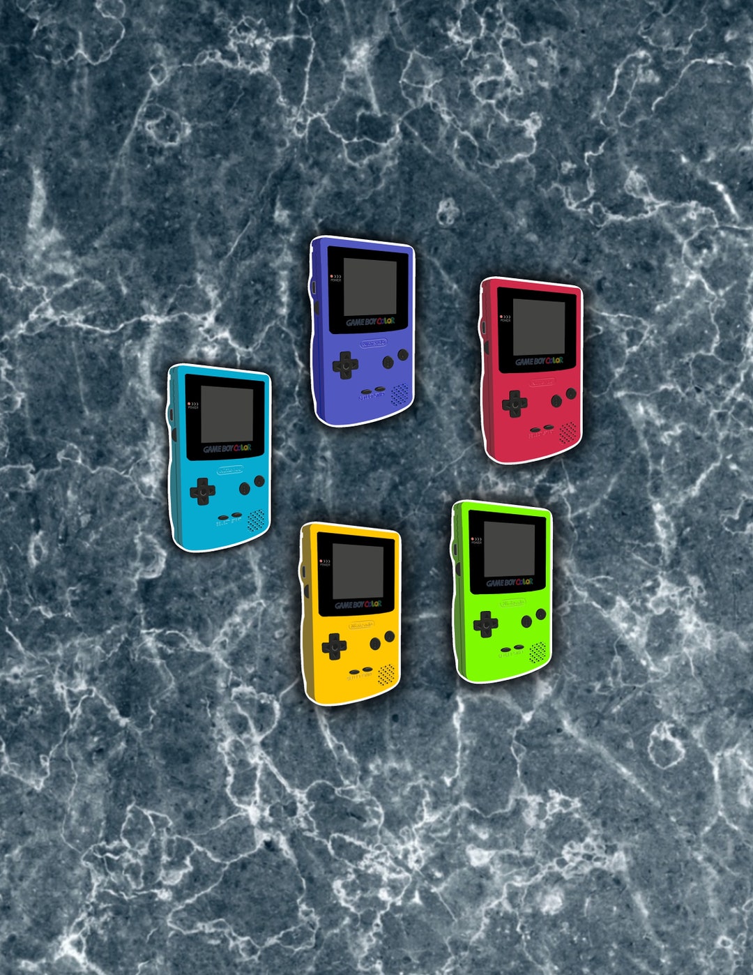 Gameboy Color Sticker 90s Kid Decal 90s Nostalgia Sticker Video Game ...