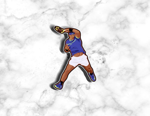 Rafael Nadal Sticker Rafa Nadal Sticker Nadal Sticker - Etsy