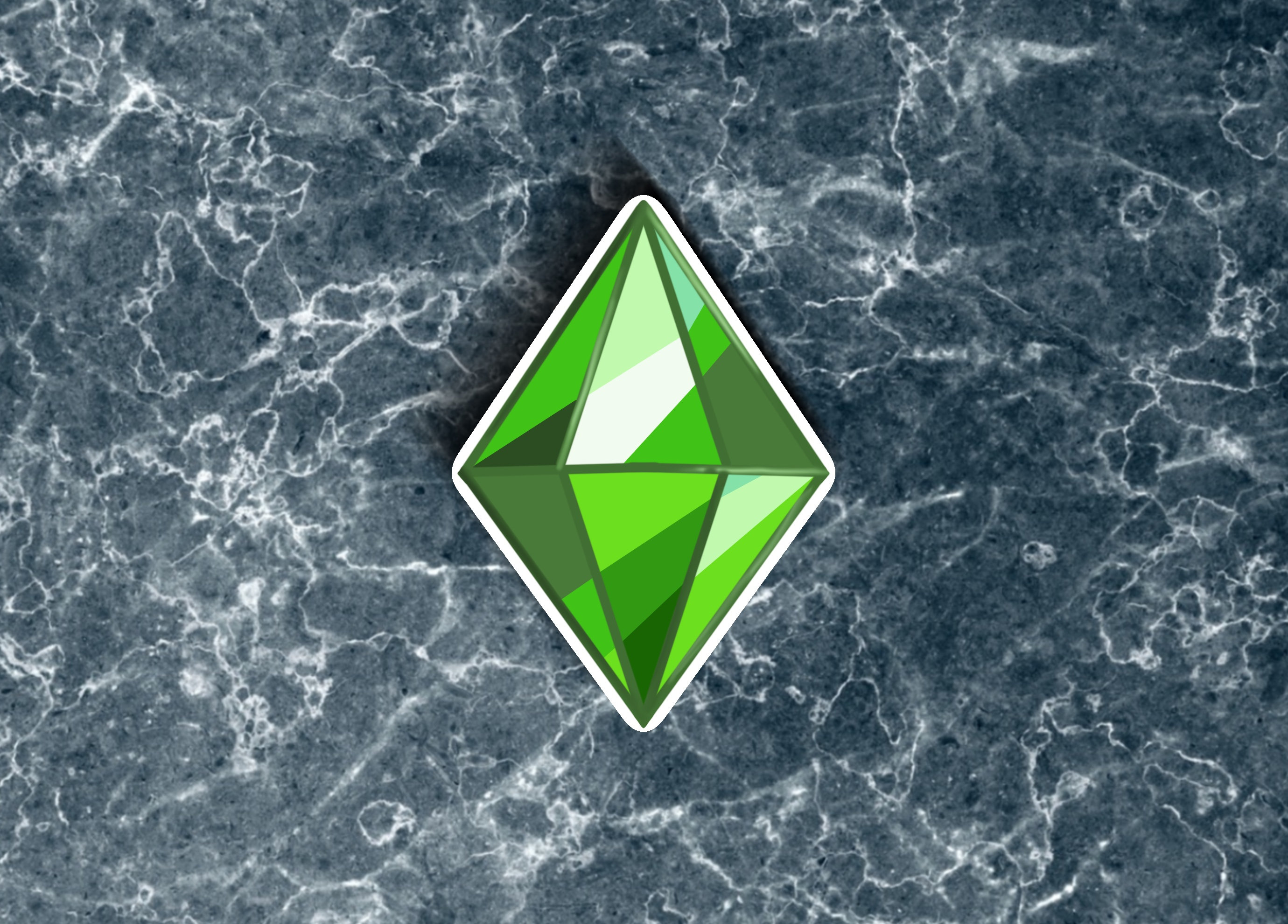 Sims 4 Plumbob Sticker Sims 4 Sticker Sims 4 Stickers | Etsy