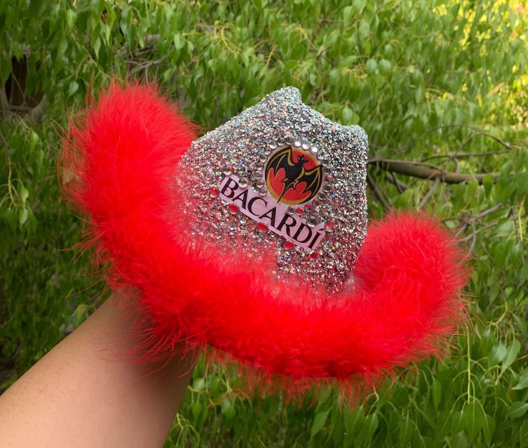 Alcohol Cowboy Hat With Fur - Etsy