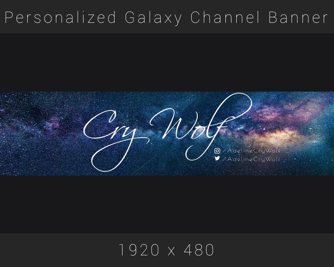 Galaxy Stars in Purple and Blue Custom Twitch Overlay - Etsy Canada