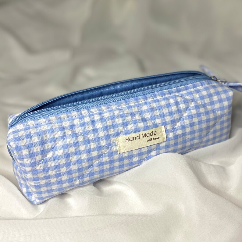 Quilted Cotton Pencil Case handmade - Etsy