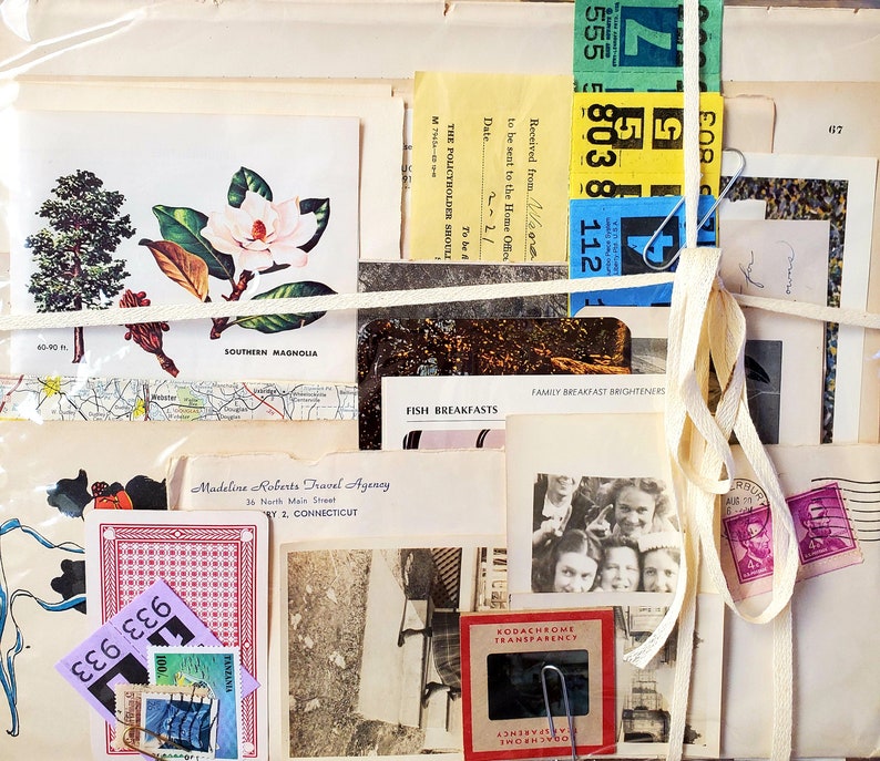 Biggie Vintage Paper Bundle Authentic Antique & Vintage - Etsy
