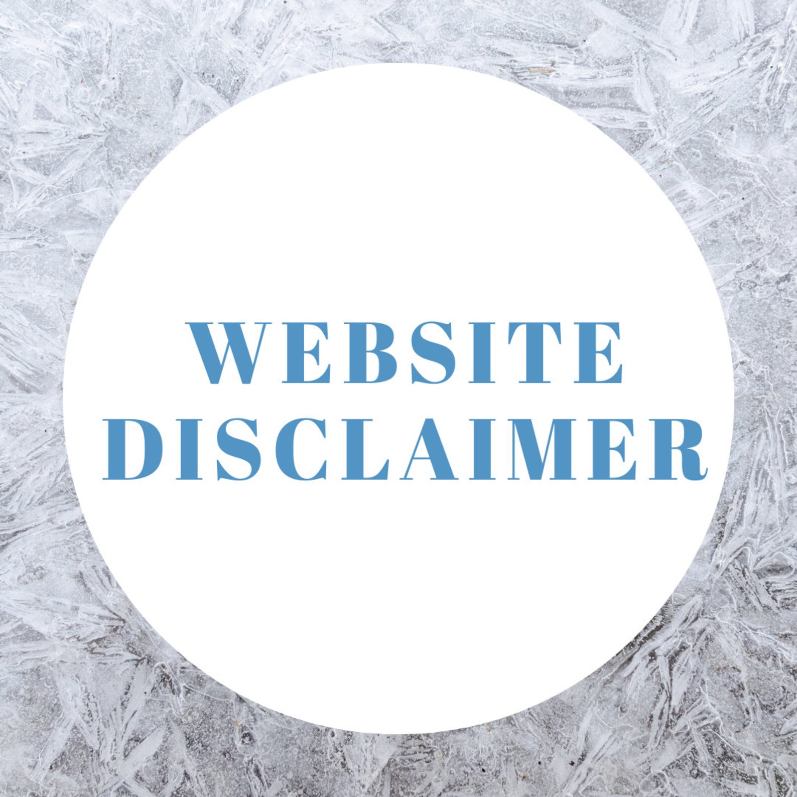 Website Disclaimer for Online Businesses - Etsy
