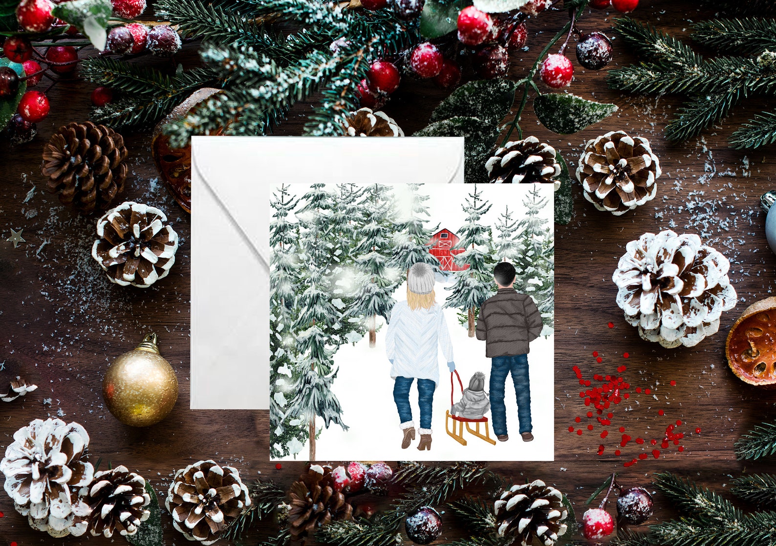 Personalised Family Christmas Cards, Personalised Christmas Cards ...