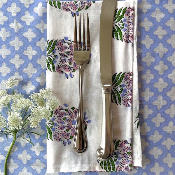 Block Print Napkins - Etsy