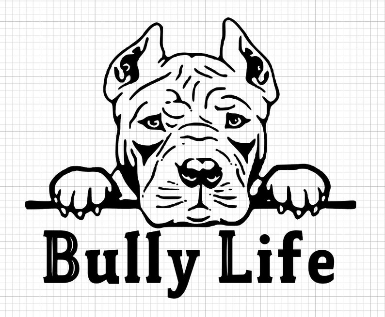 Bully Life Decal, Bully Lover, Bully Accessories, Bully Gifts, Bully ...