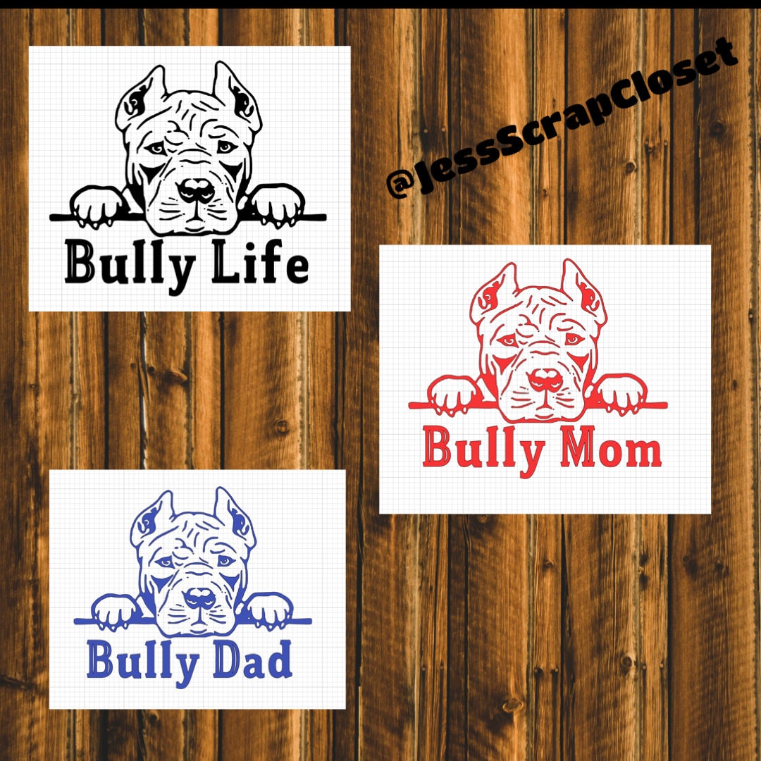 Bully Life Decal, Bully Lover, Bully Accessories, Bully Gifts, Bully ...