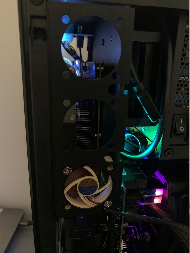 NZXT H1 Gen 1 40mm Fan Brackets single/double/triple - Etsy