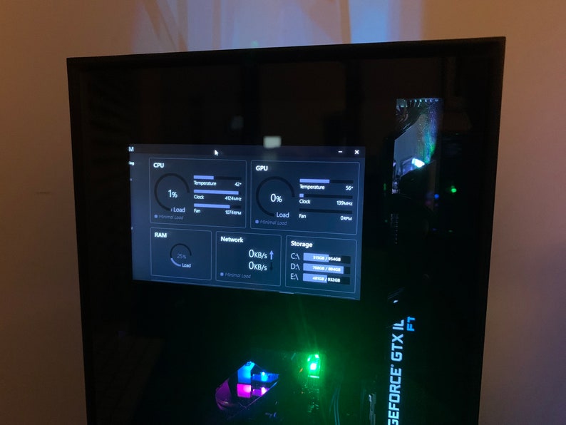 NZXT H1 LCD Display Mod Bracket (multiple Sizes) - Etsy