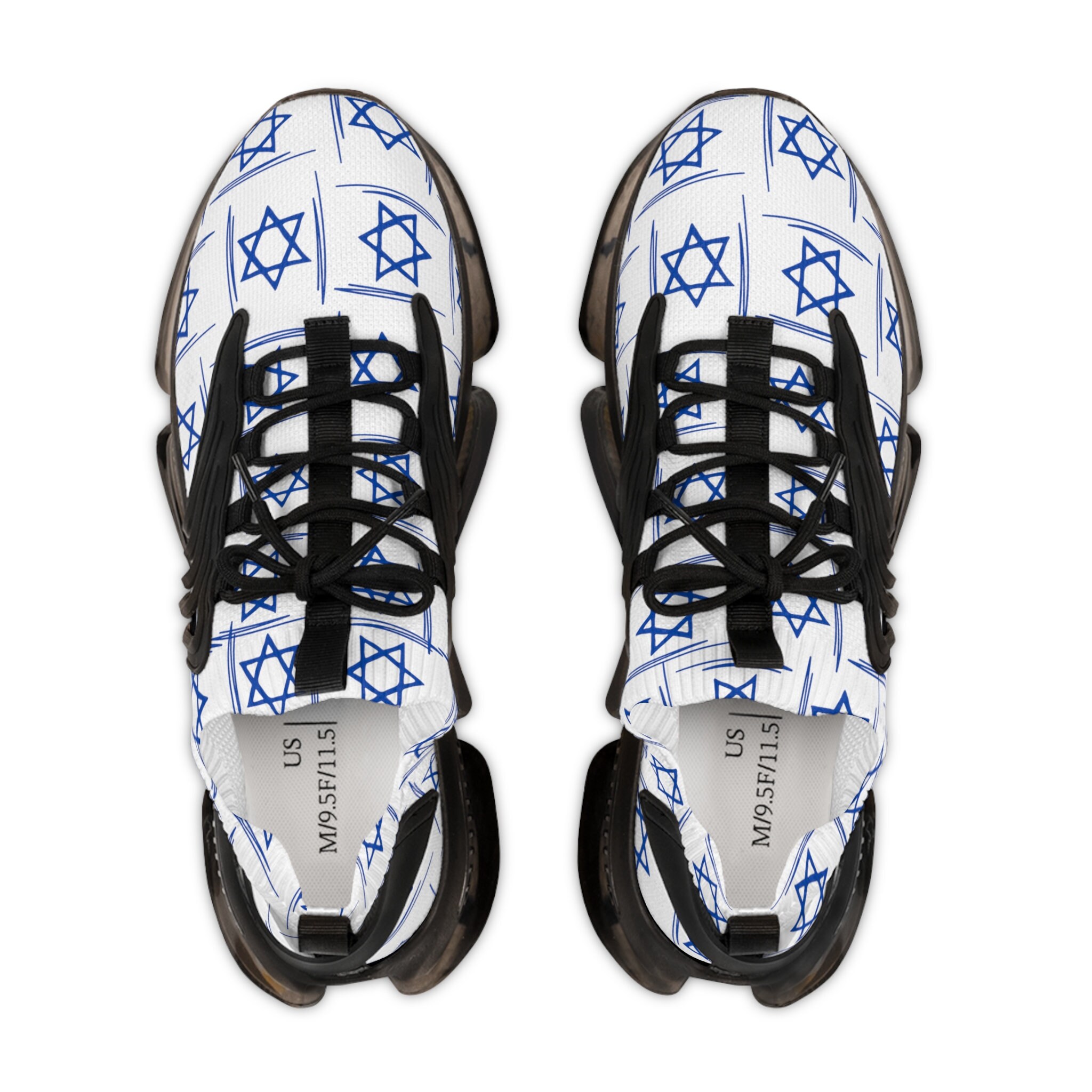 Israeli Flag Mesh Sneakers White mens Sizes - Etsy