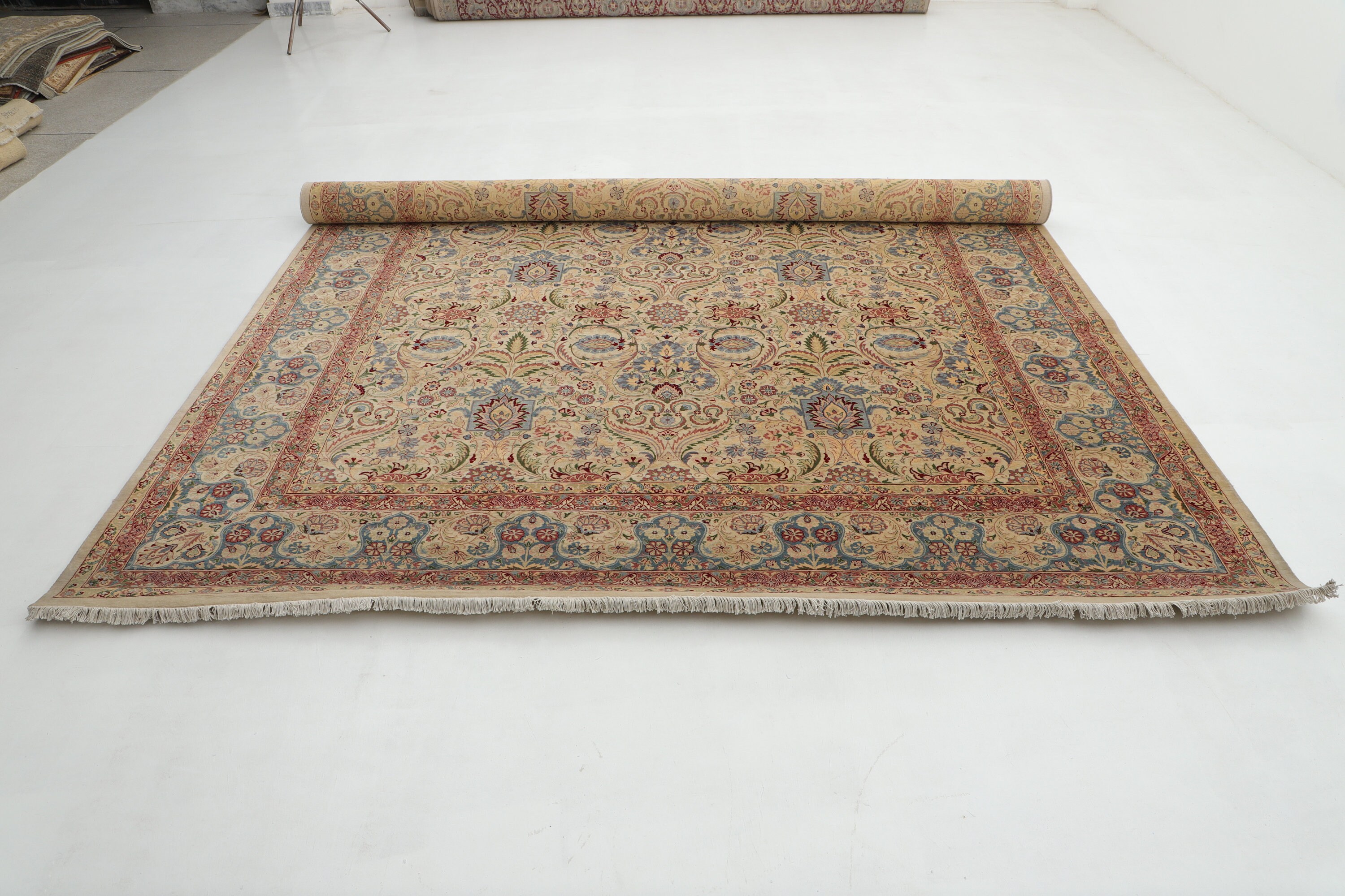 10'.1 X 15'.5 Ft Persian Tabriz Vintage Persian Rug bronze Copper Hand ...