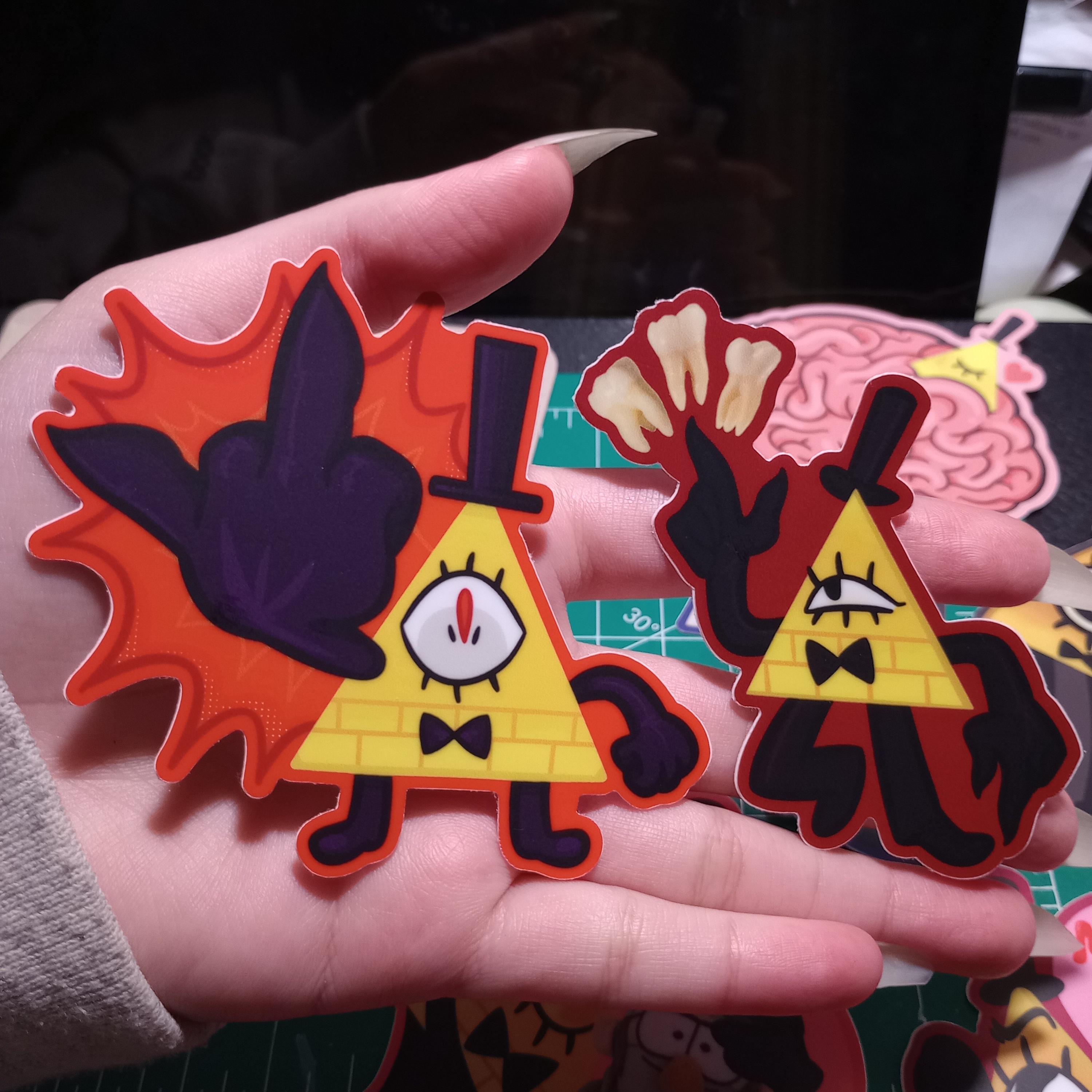 Oops! All Bill's! Bill Cipher Sticker Pack - Etsy