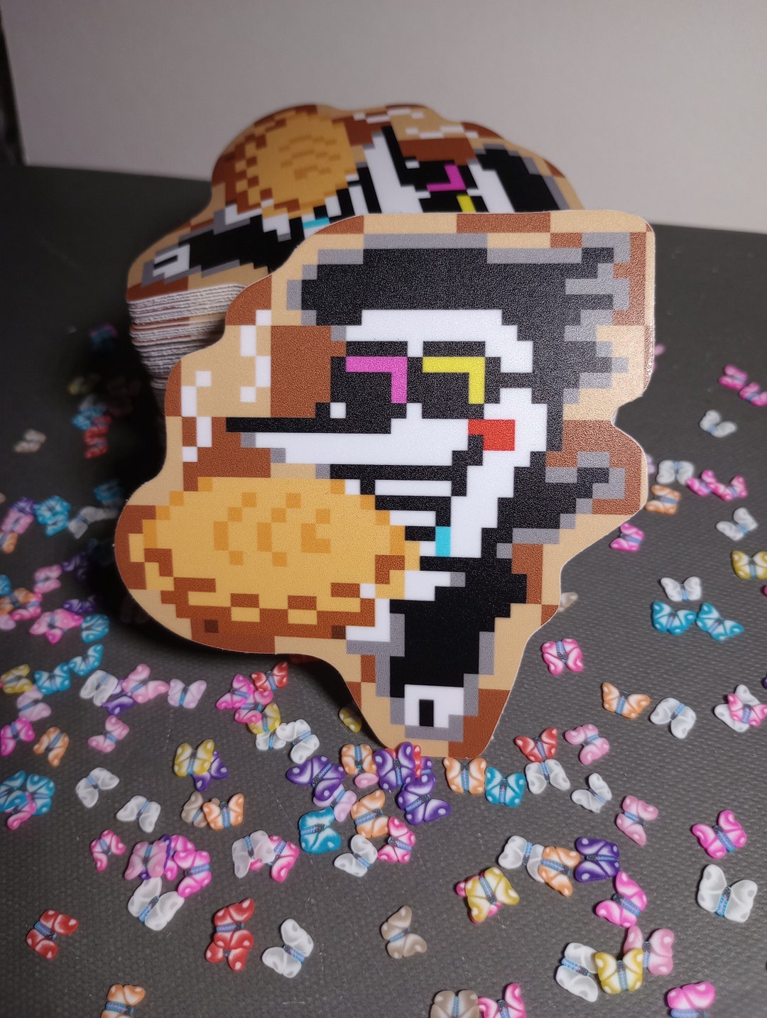 Spamton Pie Theft Sticker - Etsy