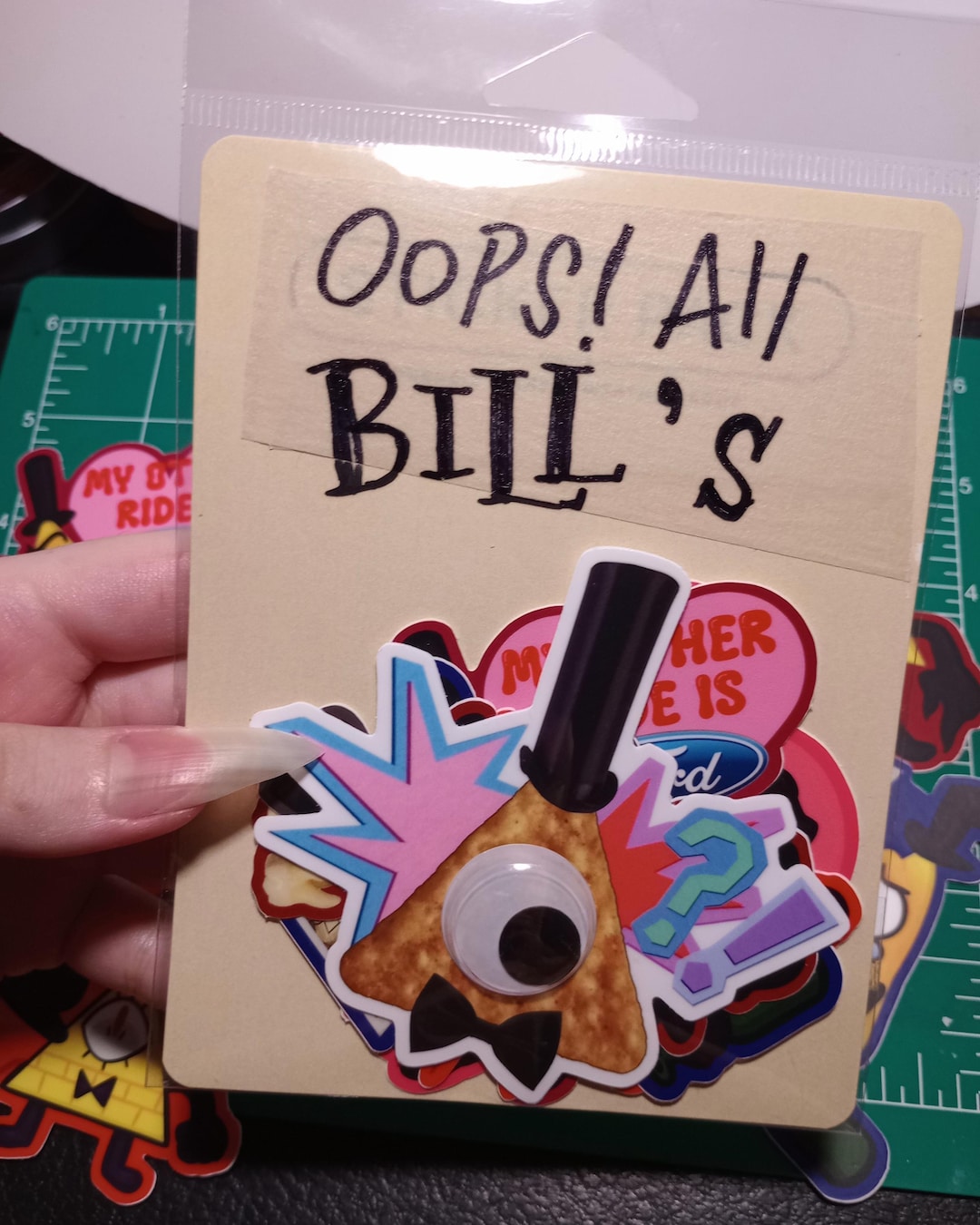 Oops! All Bill's! Bill Cipher Sticker Pack - Etsy