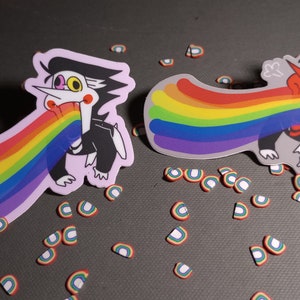 Spamton Eating Pride Flags - Etsy