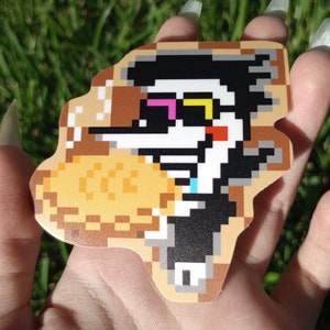 Spamton Pie Theft Sticker - Etsy