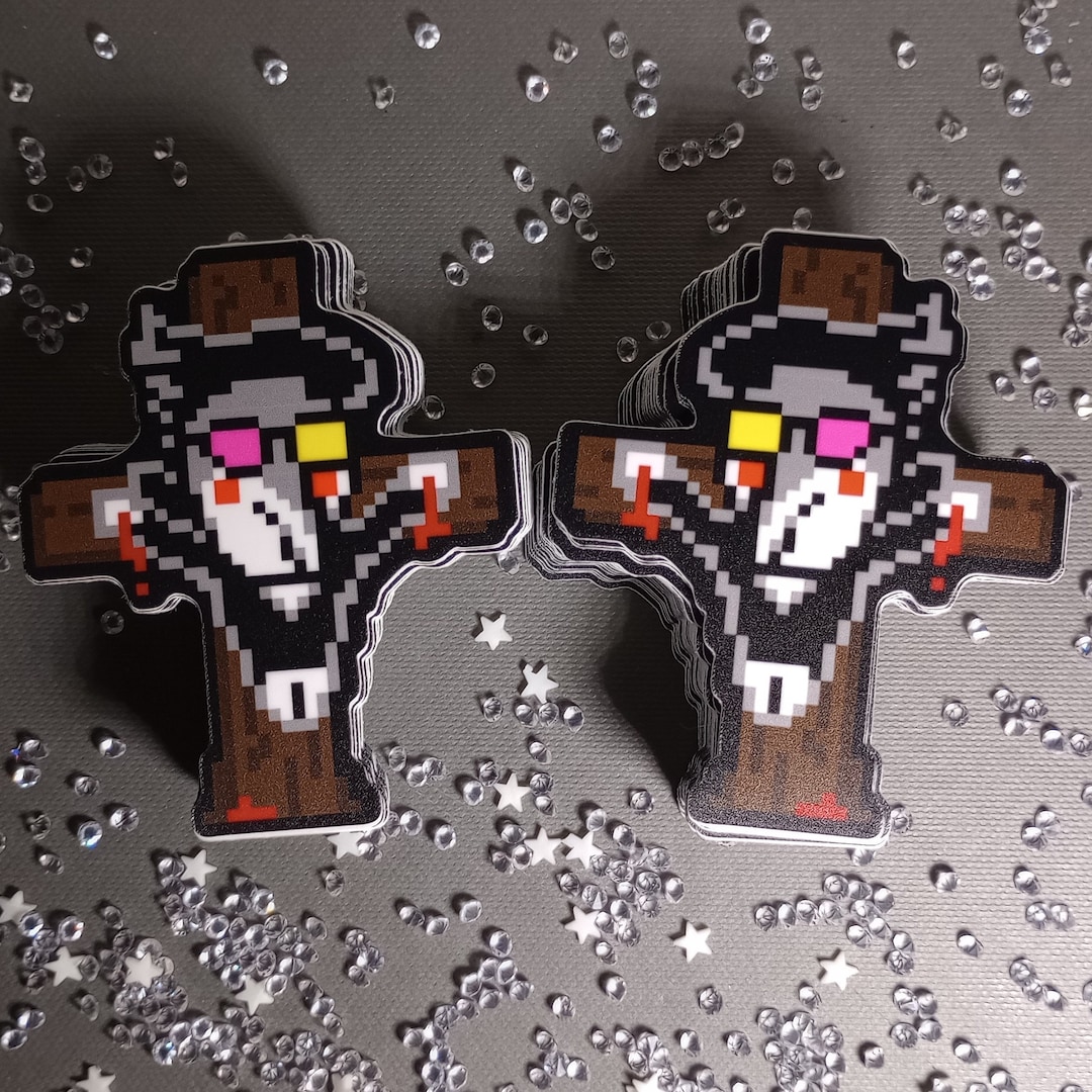 Spamton Crucifixion Sticker - Etsy