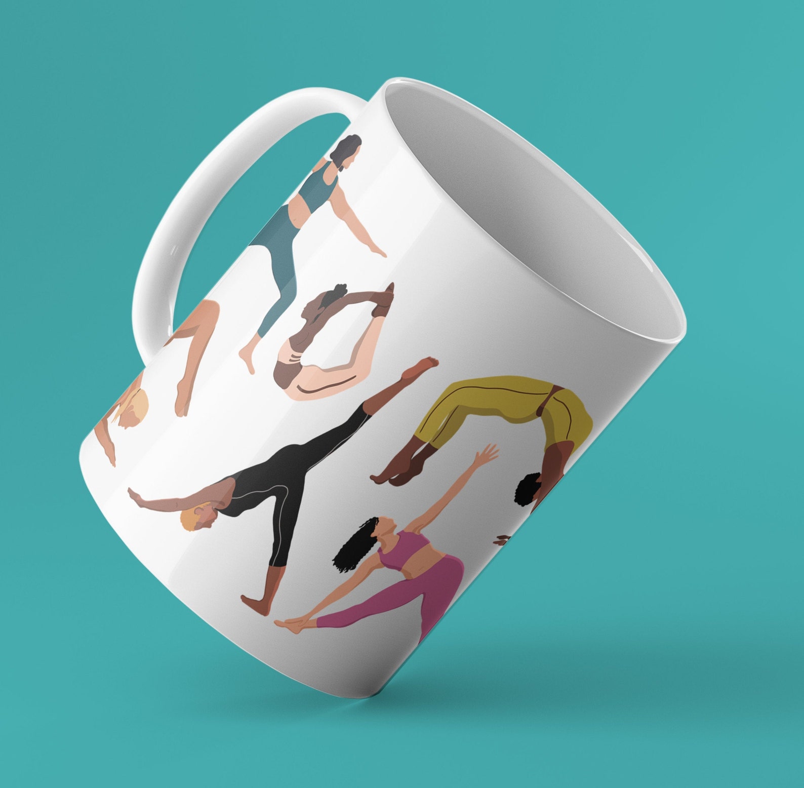 Yoga Mug Yoga Gifts Inspirational Yoga Yoga Lover Gift Yoga Teacher ...