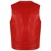 Aamron® Men's Real Red Leather Vest for Men, Biker Vest Outerwear ...