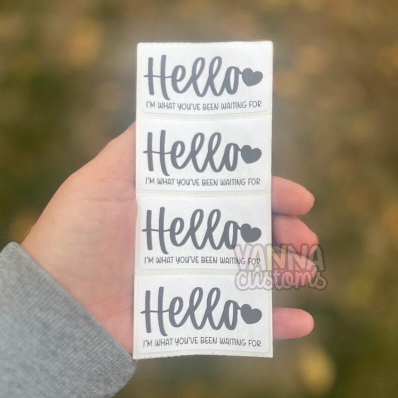 Hello I'm What You've Been Waiting for 2.25”x1.25” Thermal Printed ...