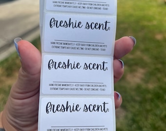 Scent Care Instructions Car Freshie Labels 2 X 4 - Etsy