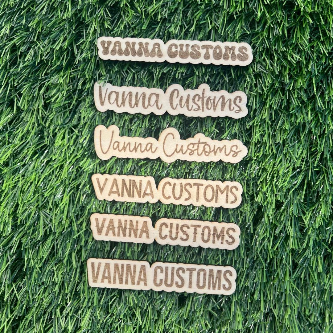 4 Custom Wood Name Business Name Watermark Physical Watermark Custom ...