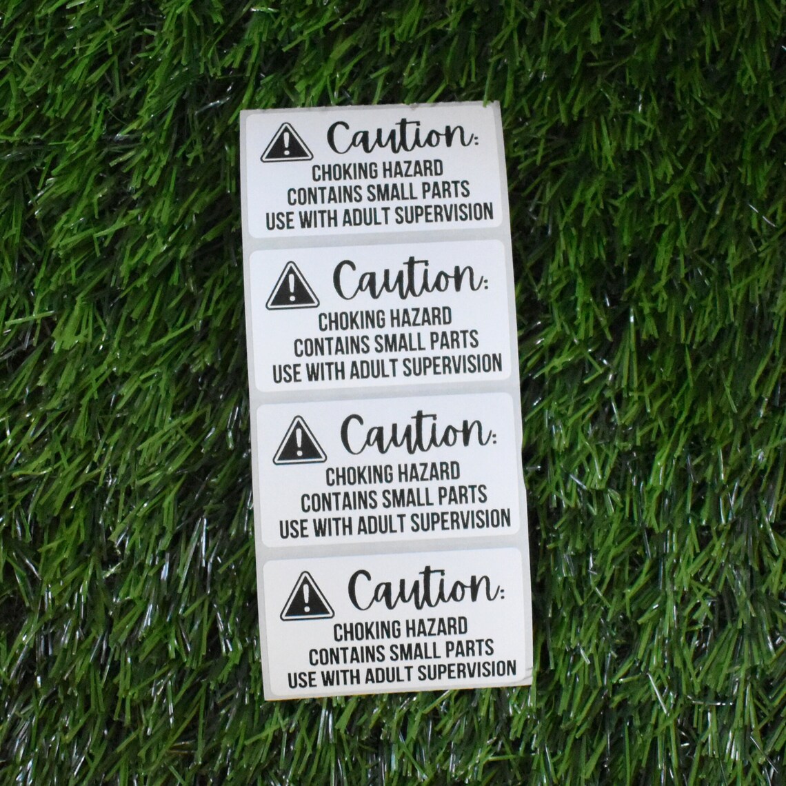 Caution Choking Hazard 2.25"x1.25" Thermal Printed Labels Choking ...