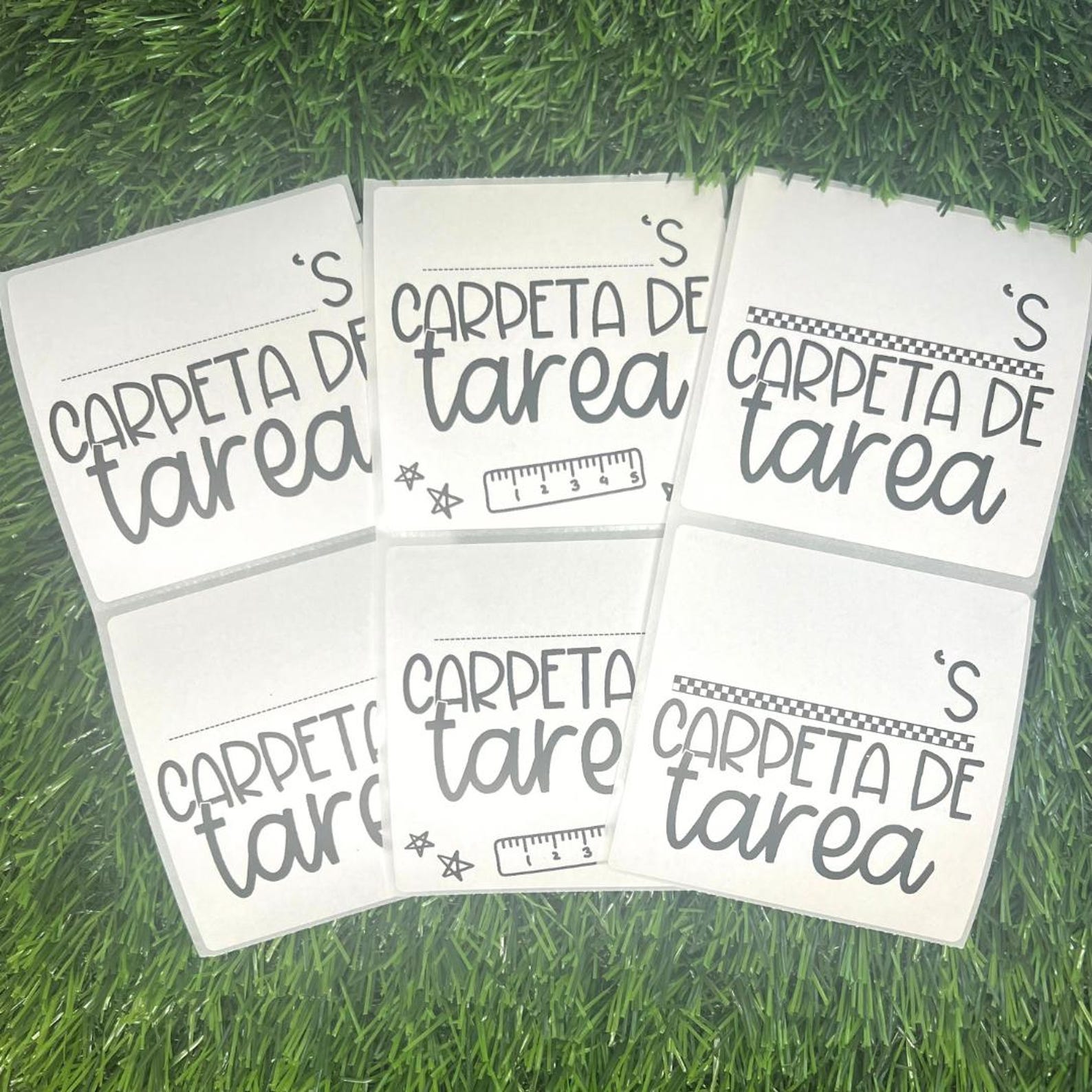 CUSTOMIZABLE Student Take Home Folder 3" Square Thermal Printed Labels ...