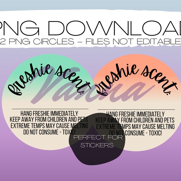 Round Freshie Svg - Etsy